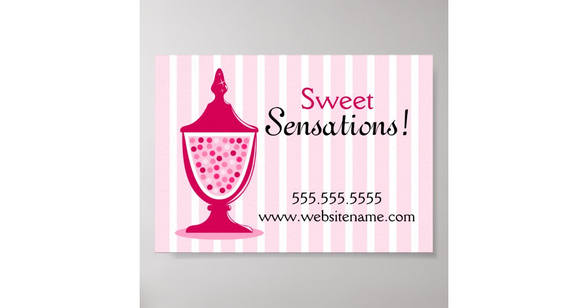 Candy Buffet and Dessert Table Poster | Zazzle