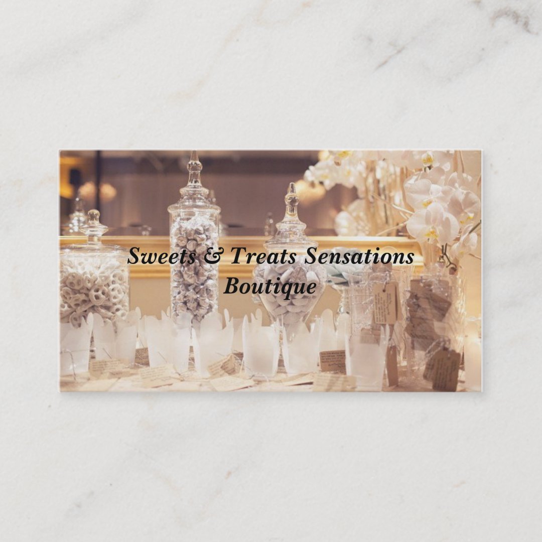 Candy Buffet Business Cards | Zazzle