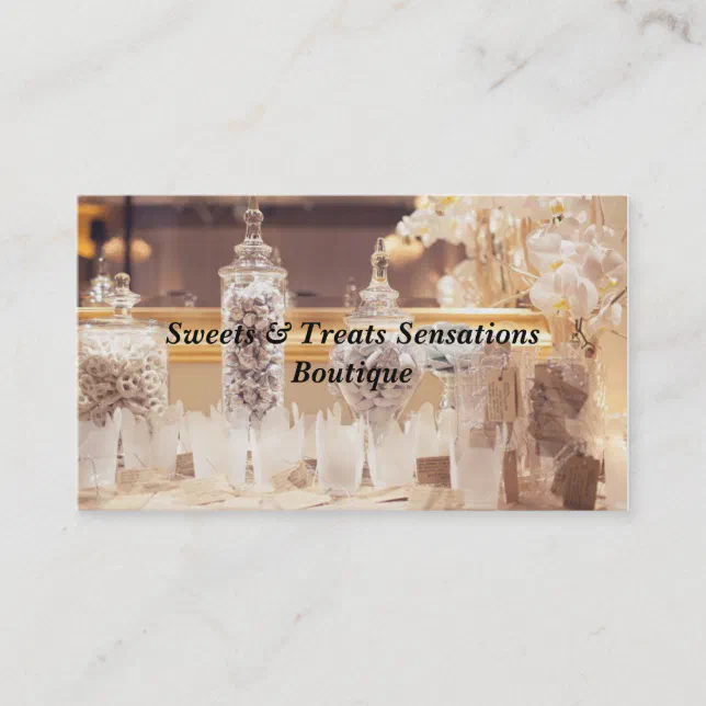 Candy Buffet Business Cards | Zazzle