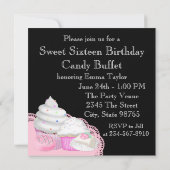 Candy Buffet Party Invitation Template | Zazzle