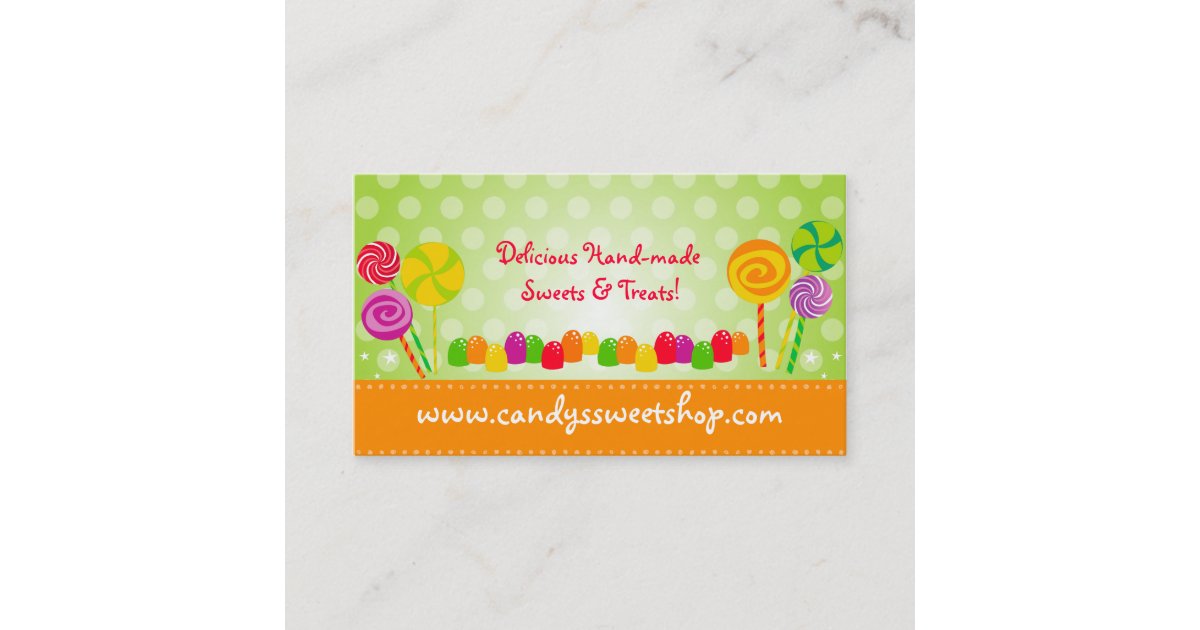 Candy Business Card | Zazzle