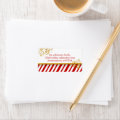 Candy Cane Christmas Address Labels | Zazzle