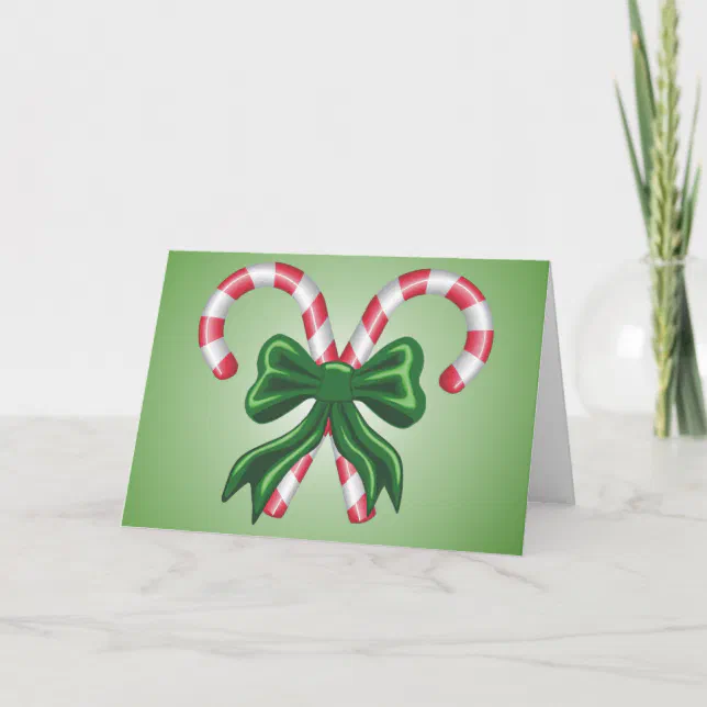 Candy Cane Christmas Card | Zazzle