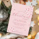 Candy Cane Christmas Party Invitation Pink | Zazzle