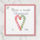 Candy Cane Heart Christmas Gift Favor Tags | Zazzle