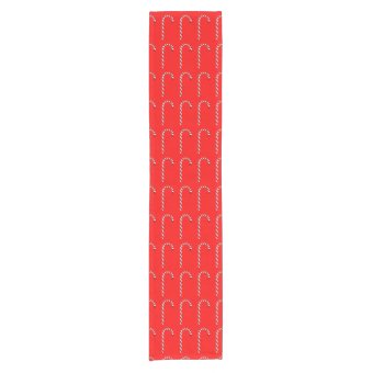 Candy Cane Pattern Table Runner | Zazzle