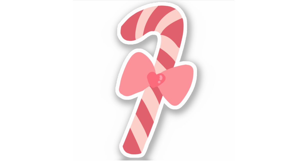 candy cane sticker | Zazzle
