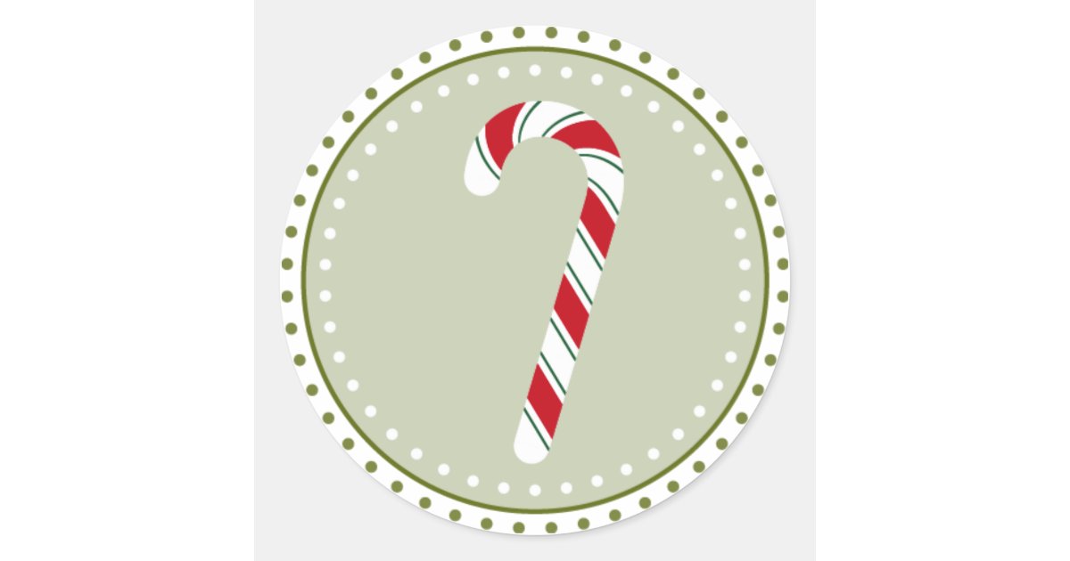 Candy Cane | Stickers | Zazzle