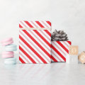 Candy Cane Stripe Pattern Wrapping Paper | Zazzle