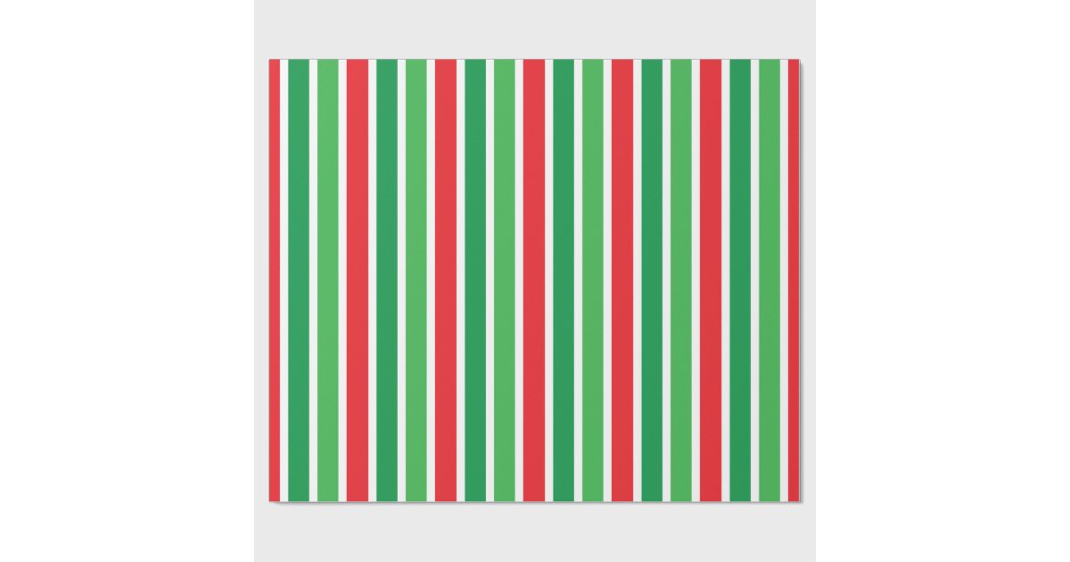 Candy Cane Stripes Christmas Wrapping Paper | Zazzle