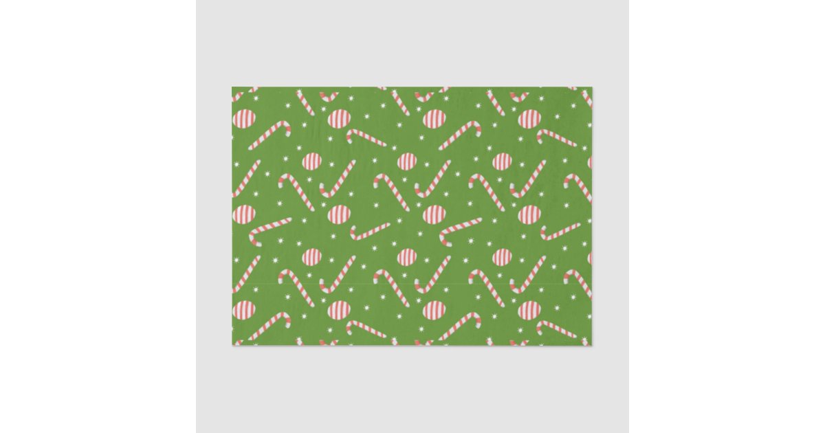 Candy Cane Tissue Paper | Zazzle