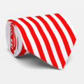 Candy Cane Vertical Striped Necktie | Zazzle