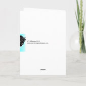 Candy Cane Zebra Christmas Card | Zazzle