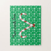 Candy canes jigsaw puzzle | Zazzle