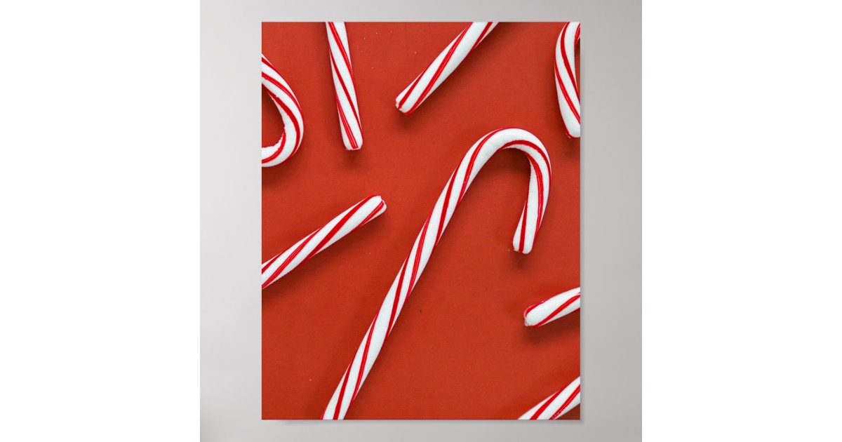 Candy Canes Poster | Zazzle
