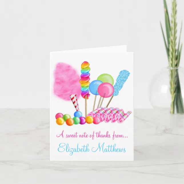 Candy Circus Note Cards | Zazzle