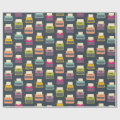Candy Colored Vintage Typewriters Patterned Wrapping Paper | Zazzle