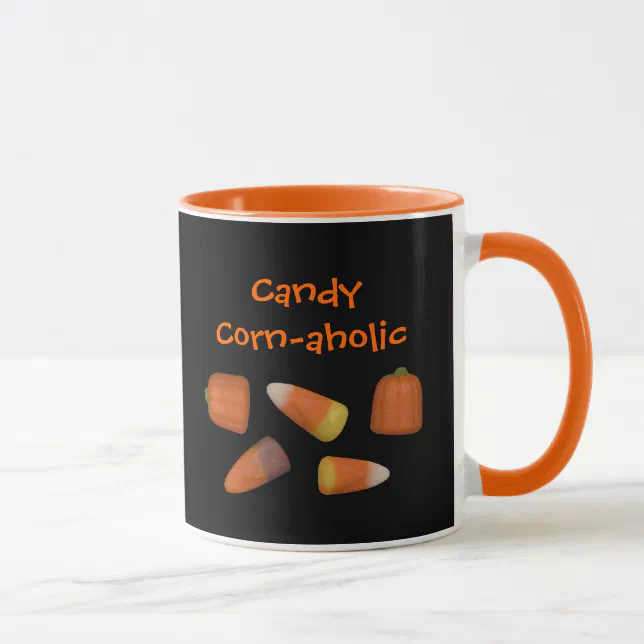 Candy Corn Addict - Candy Corn-aholic Mug | Zazzle