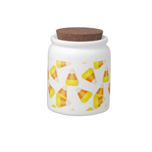 Candy Corn ceramic Candy jar | Zazzle