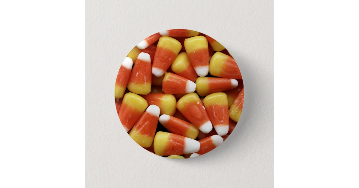 Candy Corn Customizable Buttons | Zazzle
