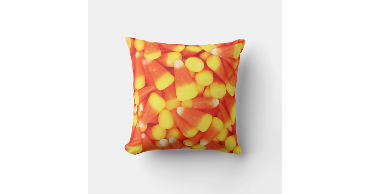 Candy Corn Pillow | Zazzle