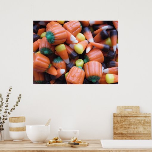 Candy Corn Poster | Zazzle