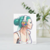 Candy Girl Postcard Punk Rocker Postcard Candyland | Zazzle