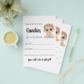 Candy Guessing Game Baby Boy Flyer | Zazzle