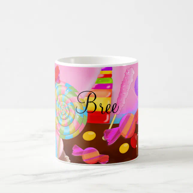 Candy Land Fantasy Cupcakes & Sweet Candy Custom Coffee Mug | Zazzle
