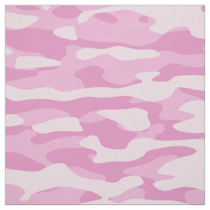 Pink Camo Fabric | Zazzle