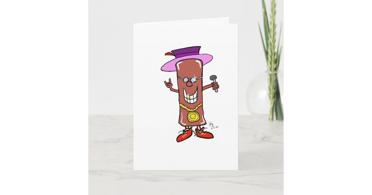 Candy Rapper birthday card | Zazzle