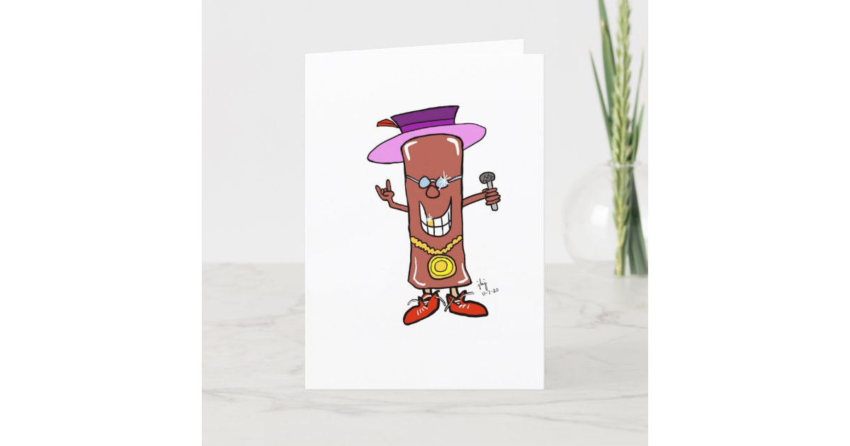 Candy Rapper birthday card | Zazzle