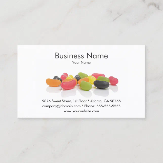 Candy Shop Business Card | Zazzle