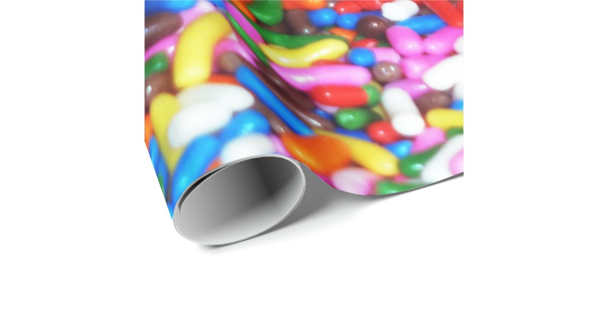 Candy Sprinkles Wrapping Paper | Zazzle