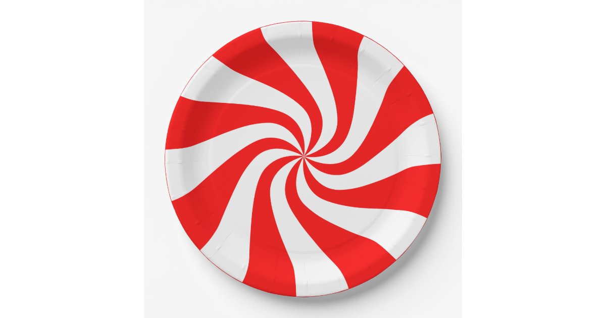 Candy, Swirly Spiral Paper Plates | Zazzle