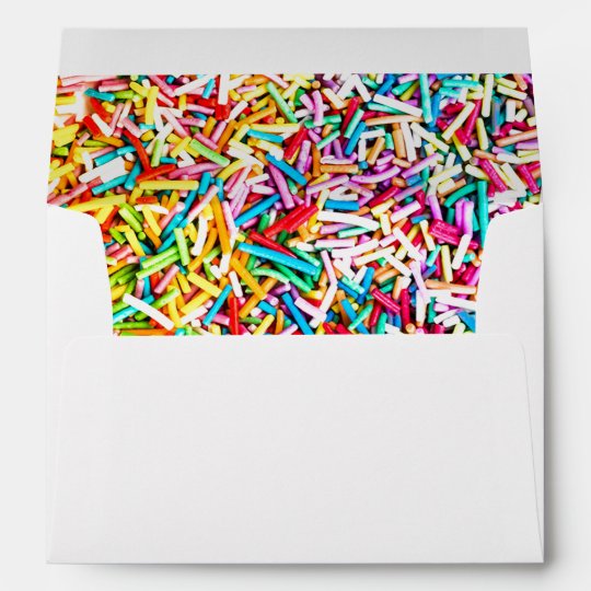 Candy Theme ENVELOPE Sprinkles | Zazzle.com