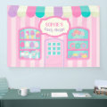 Candyland Birthday Decorations Candy Shop Banner | Zazzle