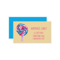Candyland Candy store Business Card | Zazzle