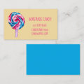 Candyland Candy store Business Card | Zazzle