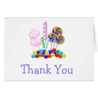 Candy Thank You Cards | Zazzle