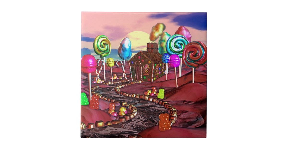 Candyland Ceramic Tile | Zazzle