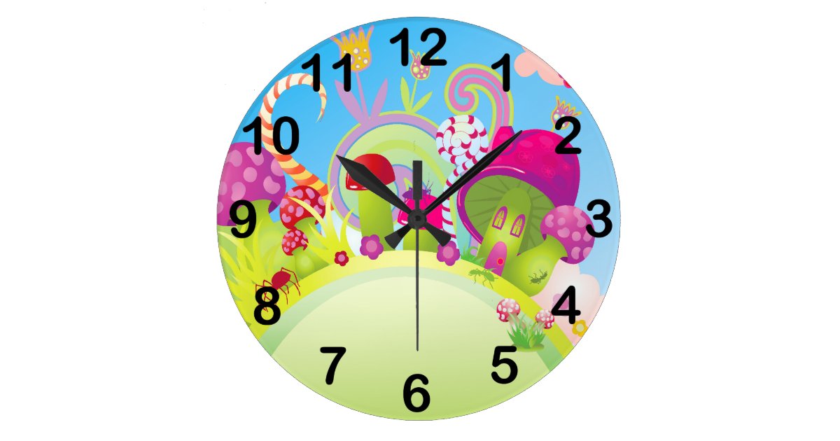 Candyland Clock | Zazzle.com