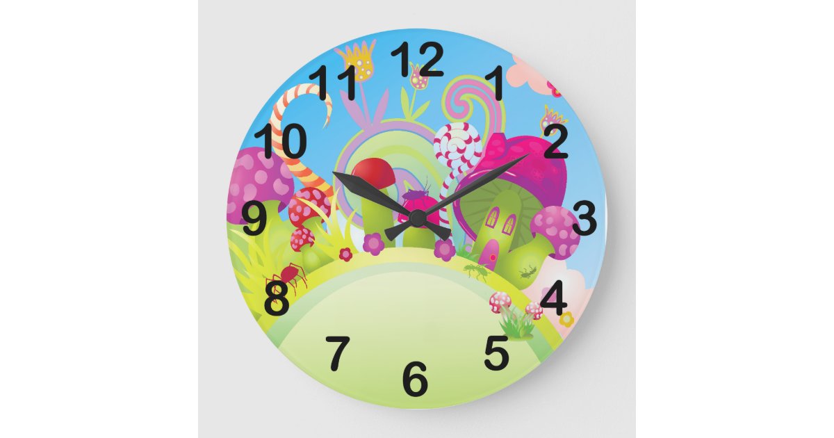 Candyland Clock | Zazzle