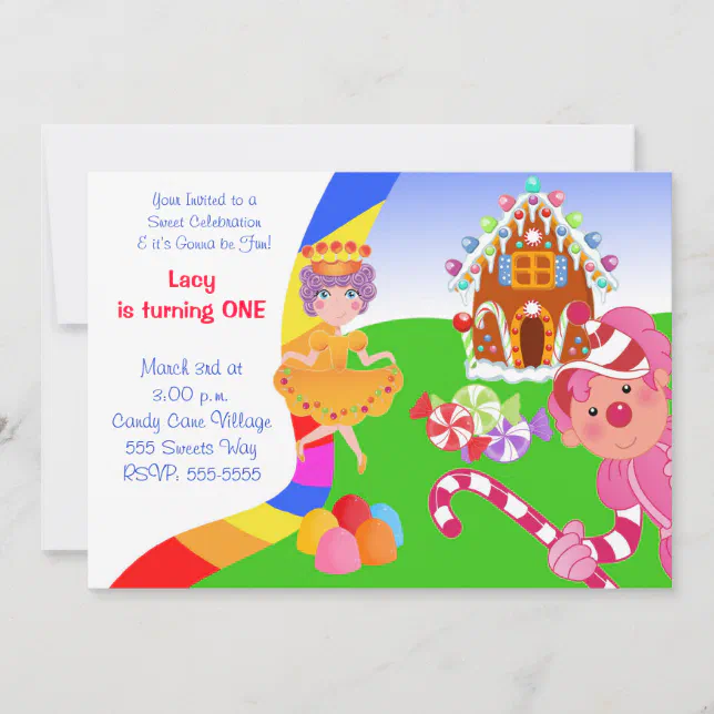 Candyland Invite | Zazzle