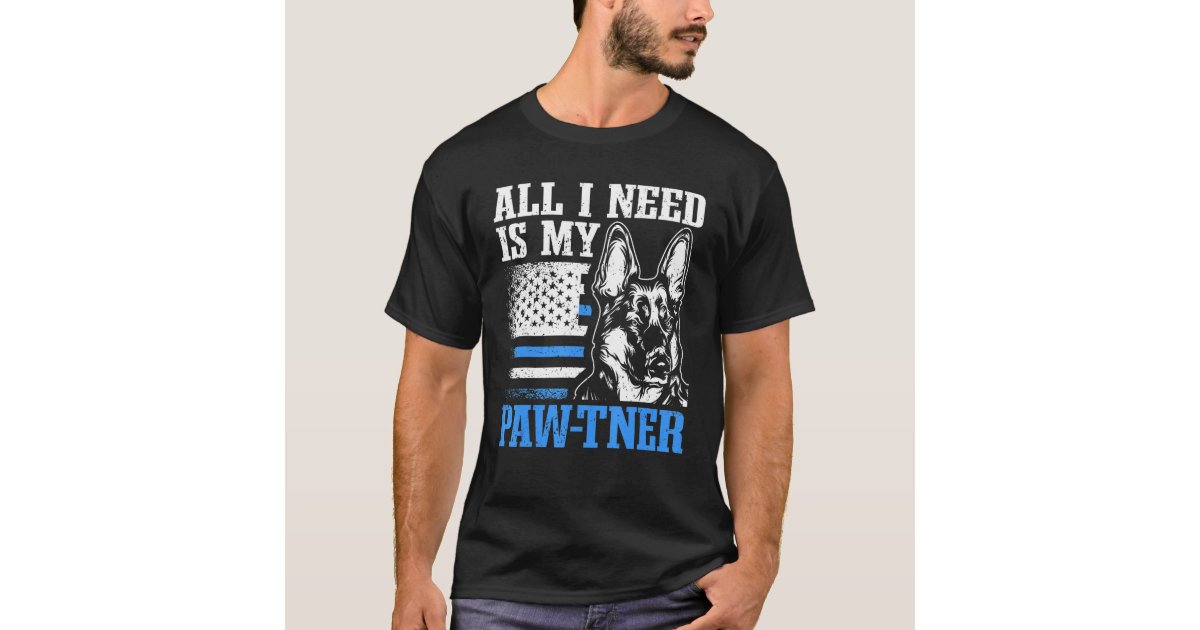 Canine Unit K9 Dog Handler & K9 Trainer T-Shirt | Zazzle