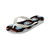 Canine Unit Policeman and Police Dog In Police Car Kid's Flip Flops ...