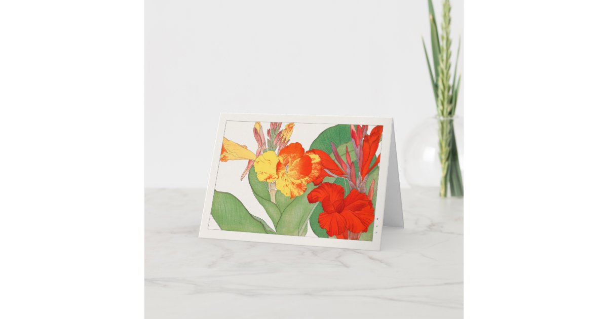 Canna by Tanigami Konan Card | Zazzle