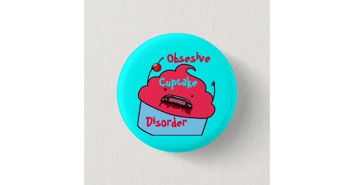 Cannibal Cupcake short prop Button | Zazzle