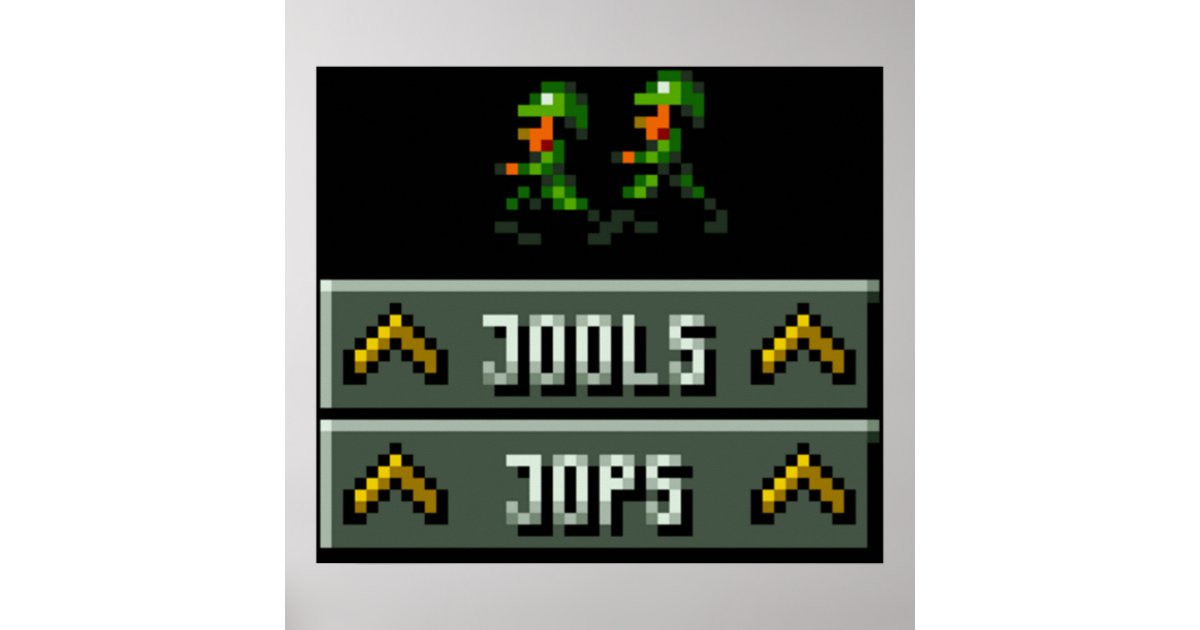 Cannon Fodder Heros Jools and Jops Retro DOS gam Poster | Zazzle