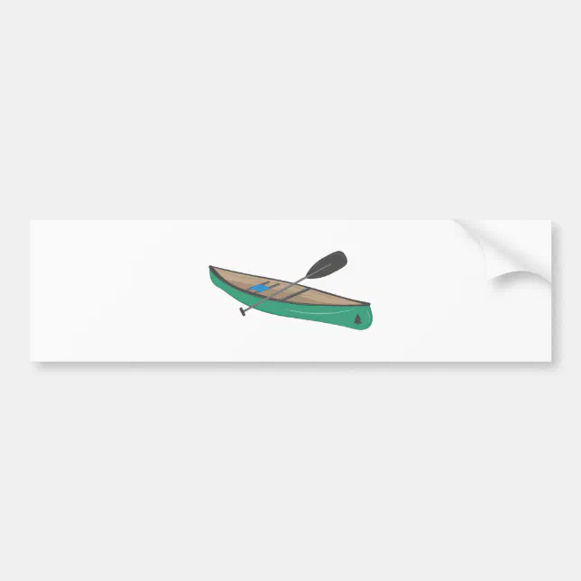 Canoe Bumper Sticker | Zazzle